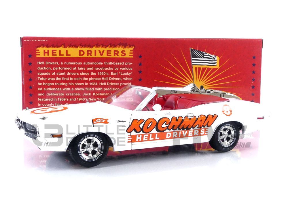GREENLIGHT COLLECTIBLES 1/18 - DODGE Challenger Convertible Kochman ...