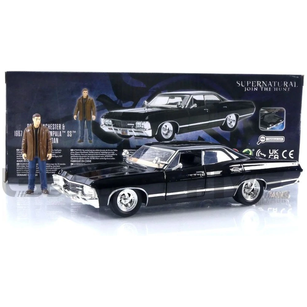 32250BK – JADA TOYS 1/24 - CHEVROLET Impala with Dean Winchester Figure ...