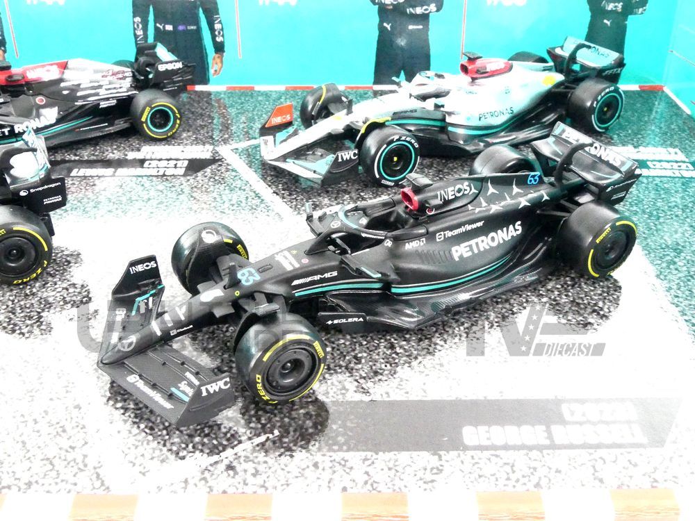 BBURAGO 1/43 – MERCEDES-AMG Pack – W12 – W13 – W14 – W14 (L. Hamilton ...