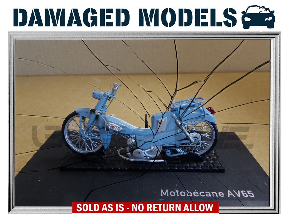 MODELE USZKODZONE 1/18 – MOTOBECANE AV65 – 1965 – 182056 - Little Bolide