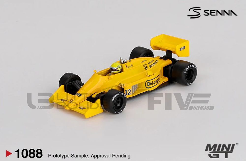 MINI GT 1/64 - LOTUS 99T - Winner Monaco GP 1987 (A. Senna) - Little Bolide