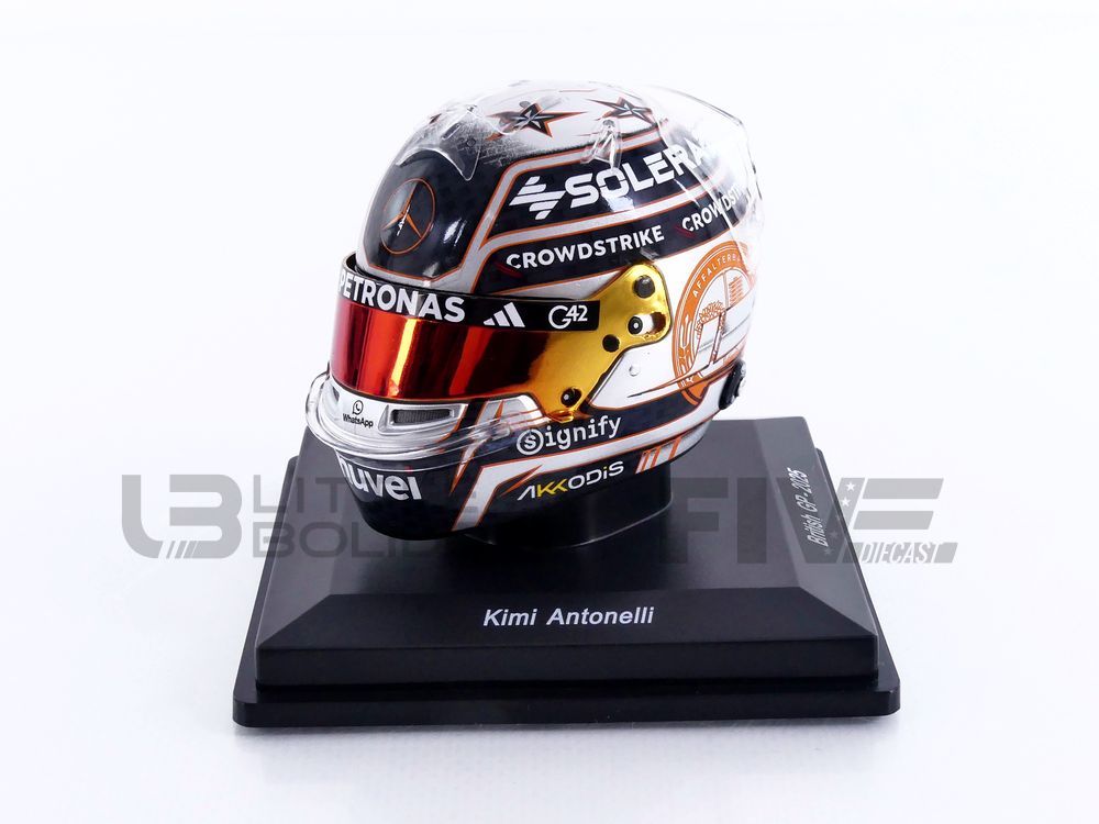 5HF216 – SPARK 1/5 - CASQUE Kimi Antonelli - British GP 2025 - Little ...