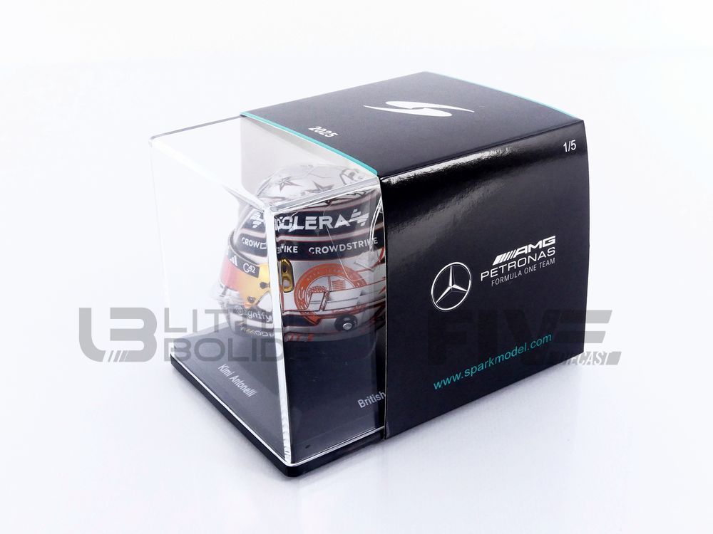 5HF216 – SPARK 1/5 - CASQUE Kimi Antonelli - British GP 2025 - Little ...
